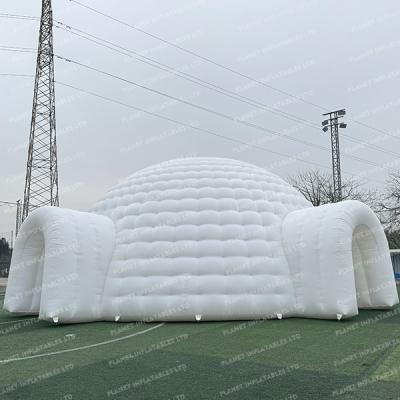 China Inflatable Igloo Dome Tent 2.15m Portable LED Party Wedding Camping Outdoor for sale