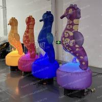 China Custom LED Inflatable Seahorse 100-240V for Party Event Decoration for sale