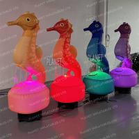 China Custom LED Inflatable Seahorse 100-240V for Party Event Decoration for sale