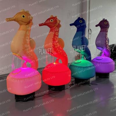 China Custom LED Inflatable Seahorse 100-240V for Party Event Decoration for sale