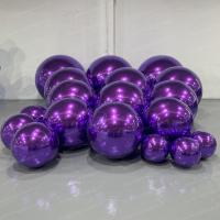 China Double Layer PVC Inflatable Mirror Ball 60-400cm Reusable Bubble Balloon with Electric Air Pump for sale