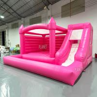 China Commercial Grade Pink Inflatable Bouncy Castle 16.4x14.7ft Jumping Castle with Blower for sale
