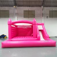 China Commercial Grade Pink Inflatable Bouncy Castle 16.4x14.7ft Jumping Castle with Blower for sale