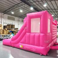 China Commercial Grade Pink Inflatable Bouncy Castle 16.4x14.7ft Jumping Castle with Blower for sale