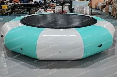 China Inflatable Water Trampoline 2.0m to 6.0m Diameter PVC Bouncing Platform for Amusement Park for sale