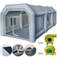 China Portable Inflatable Spray Paint Booth Tent 7x4x3m Oxford Cloth Car Painting Cabin for sale