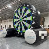 China Inflatable Football Dart Board 3m 4m 5m Height PVC Soccer Target Game for Outdoor for sale