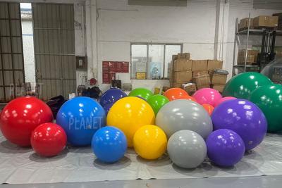 China Giant Inflatable PVC Beach Ball 150cm Durable Outdoor Party Event Balloon for sale