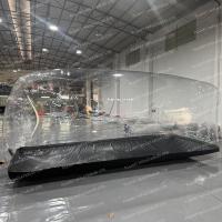 China Outdoor Transparent Inflatable Car Storage Bubble Tent 5.0x2.0x1.8m Anti Dust Parking Protection Shelter for sale