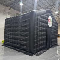 China Black Portable Inflatable Nightclub Tent 5.5x4.9x4.3m Disco Party Event Structure for sale