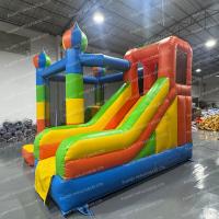 China Commercial Inflatable Bouncer Slide Combo 4.0x4.5x3.7m PVC Tarpaulin Bounce House for sale