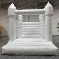 China Wholesale 10ft Inflatable Bounce House PVC White Jumping Castle for Rental with Blower for sale