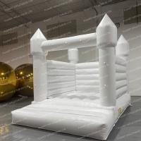 China Wholesale 10ft Inflatable Bounce House PVC White Jumping Castle for Rental with Blower for sale