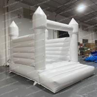 China Wholesale 10ft Inflatable Bounce House PVC White Jumping Castle for Rental with Blower for sale