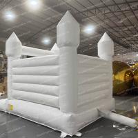 China Wholesale 10ft Inflatable Bounce House PVC White Jumping Castle for Rental with Blower for sale
