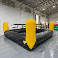 China Inflatable Boxing Ring 6.5m x 6.5m PVC Tarpaulin for Kids and Adults Custom Logo for sale