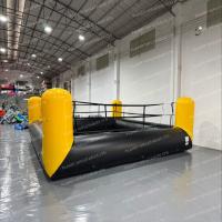 China Inflatable Boxing Ring 6.5m x 6.5m PVC Tarpaulin for Kids and Adults Custom Logo for sale
