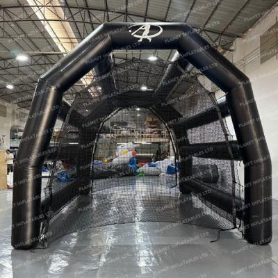 China Commercial Outdoor Inflatable Batting Cage 40ft x 12ft Baseball Practice Net for sale