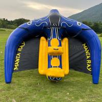 China Inflatable Manta Flying Ray Towable Tube 3.6m x 2.4m PVC Water Sports Boat for Sea Lake for sale