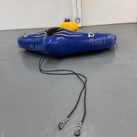 China Inflatable Manta Flying Ray Towable Tube 3.6m x 2.4m PVC Water Sports Boat for Sea Lake for sale