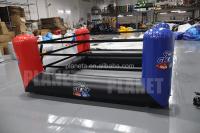 China Inflatable Boxing Ring 3x3x1.2m PVC Tarpaulin Outdoor Sports Arena Custom Logo for sale