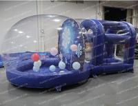 China Custom 10ft PVC Inflatable Snow Globe Bouncer House for Christmas Decoration for sale