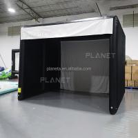 China Inflatable Golf Simulator Enclosure Tent 12x10x10ft PVC Portable Hitting Cage for Training for sale