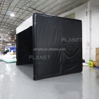 China Inflatable Golf Simulator Enclosure Tent 12x10x10ft PVC Portable Hitting Cage for Training for sale