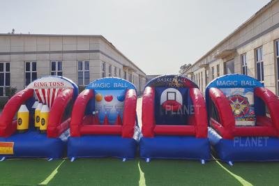 China 4in1 Inflatable Carnival Games Combo 3.65m x 3m x 3.65m for Kids Parties for sale