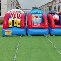 China 4in1 Inflatable Carnival Games Combo 3.65m x 3m x 3.65m for Kids Parties for sale