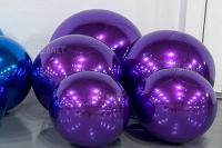 China Wholesale Durable Giant Inflatable PVC Mirror Ball 1m Dia for Stage Hanging for sale