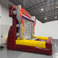 China Inflatable Basketball Connect 4 Toss Game 3.65m x 3m x 3.65m Outdoor Party Rental for sale