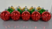 China Giant Double Layer PVC Inflatable Christmas Mirror Ball 60cm 80cm 100cm Decoration for sale