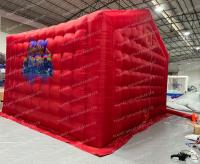 China Commercial Portable Inflatable Party Tent Nightclub 6x4.88x4.26m Red Event Tent for Advertising for sale