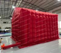 China Commercial Portable Inflatable Party Tent Nightclub 6x4.88x4.26m Red Event Tent for Advertising for sale