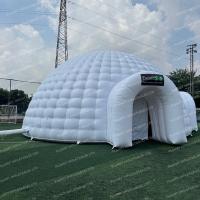 China Inflatable Igloo Dome Tent 12m Diameter PVC Waterproof Camping Party Outdoor Marquee for sale