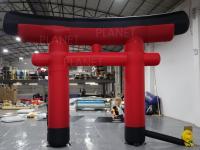 China Custom Inflatable Torii Gate 5m Outdoor Japanese Red Advertising Arch for Event Decoration for sale