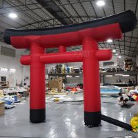 China Custom Inflatable Torii Gate 5m Outdoor Japanese Red Advertising Arch for Event Decoration for sale