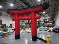 China Custom Inflatable Torii Gate 5m Outdoor Japanese Red Advertising Arch for Event Decoration for sale