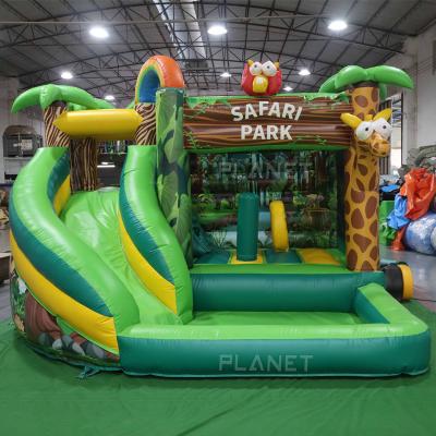 China Commercial Grade Inflatable Bouncer Slide Combo 4x4x3m with CE Approved Blower for Party Events for sale