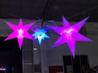 China Wholesale LED Inflatable Star Balloon 1M to 2.5M Christmas Hanging Decorative Lights for Party Wedding Stage for sale