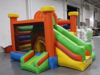 China Colorful Mini Party Rental Inflatable Bouncy Castle Combo 3.5x3x2m PVC for sale