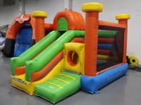 China Colorful Mini Party Rental Inflatable Bouncy Castle Combo 3.5x3x2m PVC for sale