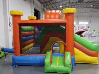 China Colorful Mini Party Rental Inflatable Bouncy Castle Combo 3.5x3x2m PVC for sale