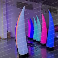 China Custom Inflatable LED Light Column for Advertising Event Decoration Durable Oxford Cloth 16 Color Remote for sale