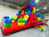 China Commercial Grade Inflatable Obstacle Course 12x3.5x4.5m for Adults Outdoor Play for sale