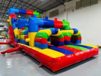 China Commercial Grade Inflatable Obstacle Course 12x3.5x4.5m for Adults Outdoor Play for sale