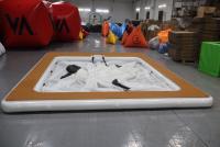 China EVA Inflatable Yacht Pool 4x3m with Anti Jellyfish Net for Ocean Swimming for sale