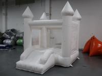 China Wholesale White Inflatable Bouncy Castle 3x2.5x2.5m PVC Tarpaulin Kids Party Bounce House for sale