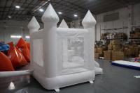 China Wholesale White Inflatable Bouncy Castle 3x2.5x2.5m PVC Tarpaulin Kids Party Bounce House for sale